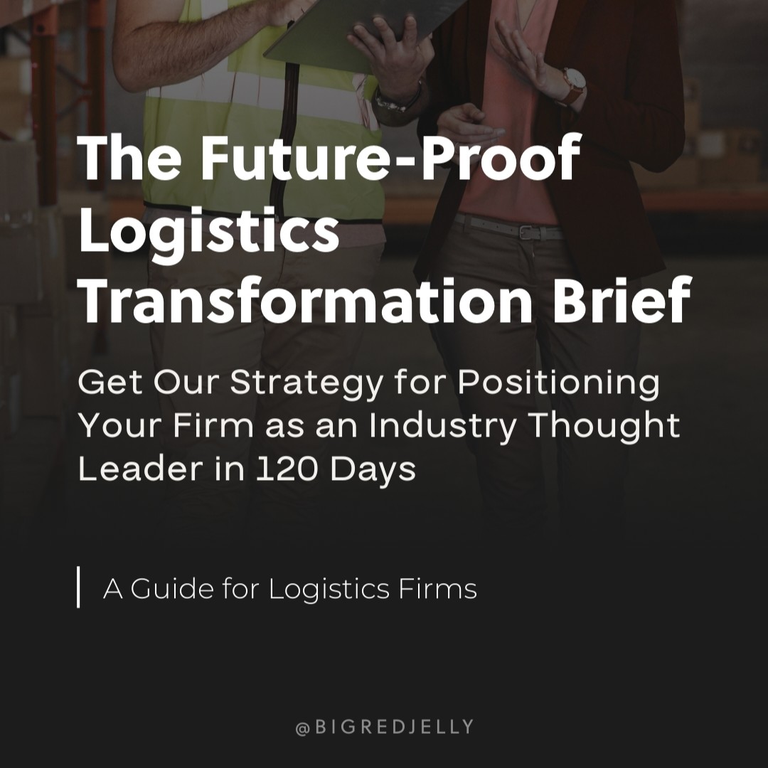 Logistics Digital Optimization Deep Dive | Big Red Jelly